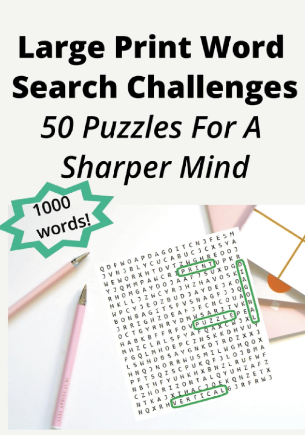Large Print Word Search Challenges - 50 Puzzles for a Sharper Mind ...