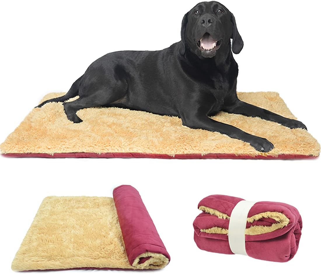 A WOOF LIFE Large Travel Dog Bed. Indoor & Outdoor Portable Roll Up Mat ...