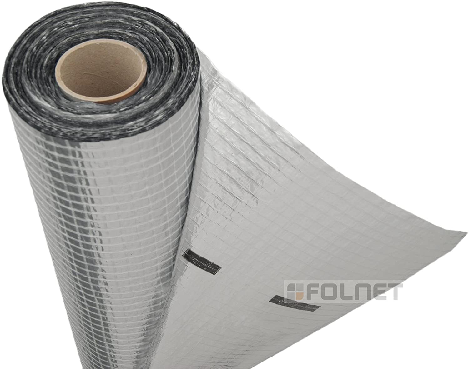 Aluminium Vapour Barrier - 1.5m Wide - Fiberglass Mesh Reinforced ...