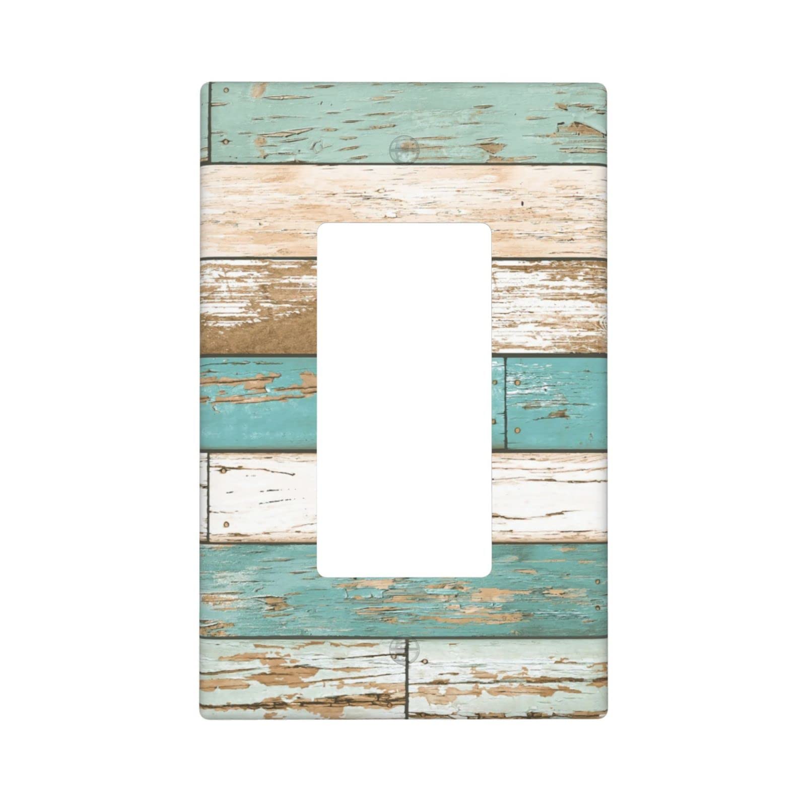 Rustic Farmhouse Light Switch Cover 1 Gang Wall Plate Rocker Switch ...
