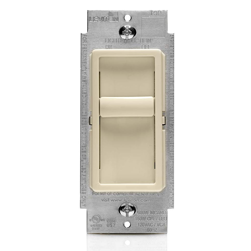 Leviton SureSlide Dimmer Switch for Dimmable LED, Halogen and ...