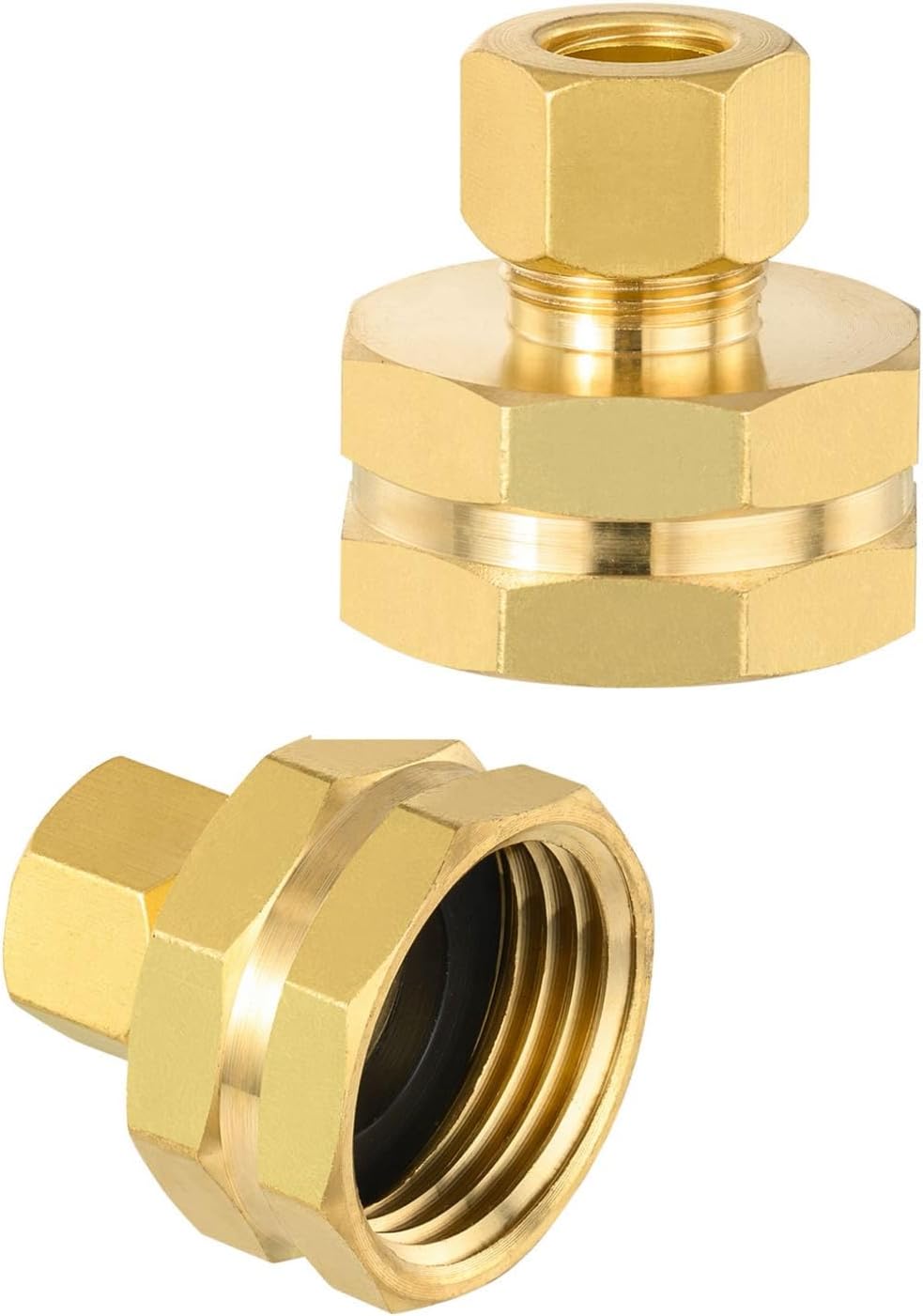 Amazon.com: (Pack of 2) EFIELD 3/8" OD Compression x 3/4" FHT Garden ...