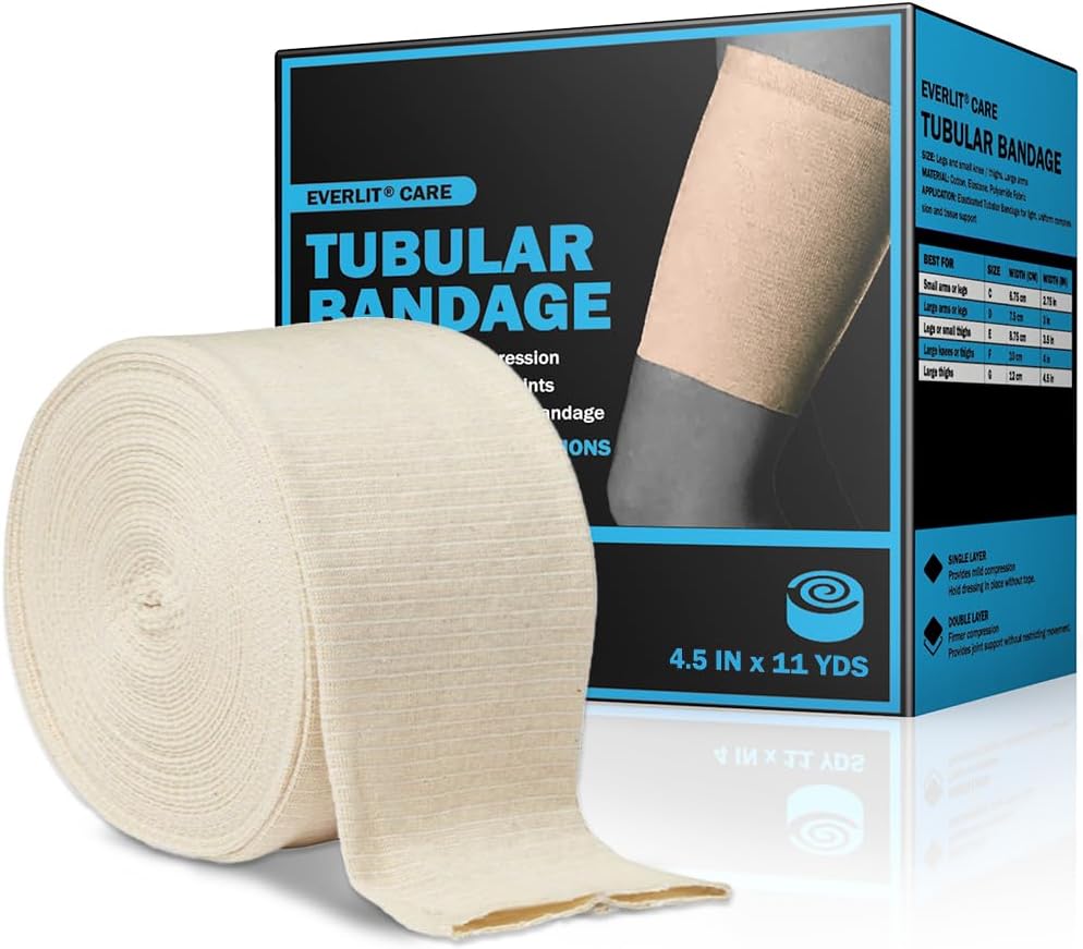Amazon.com: Elastic Tubular Support Bandage - Reusable Elastic Tubular ...