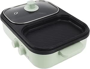 Amazon.com: Non Stick Electric Pot and Griddle, 1300W Electric Cooker ...