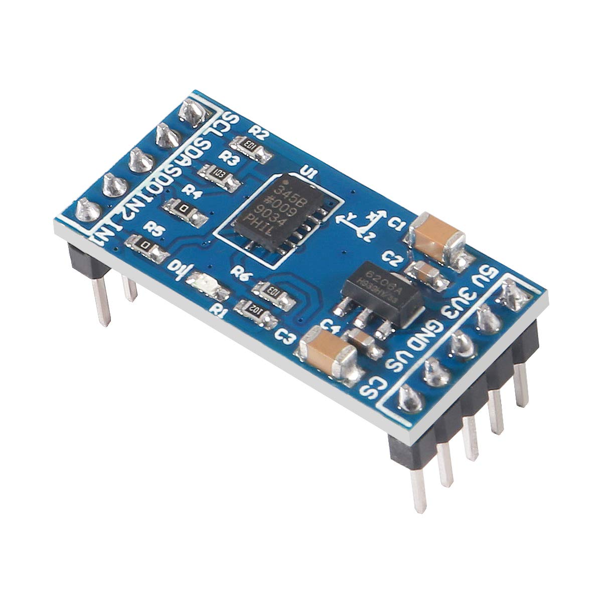 Snapklik.com : Dorhea 5PCS ADXL345 Digital Inclination Sensor Acceleration Module Digital Tilt ...