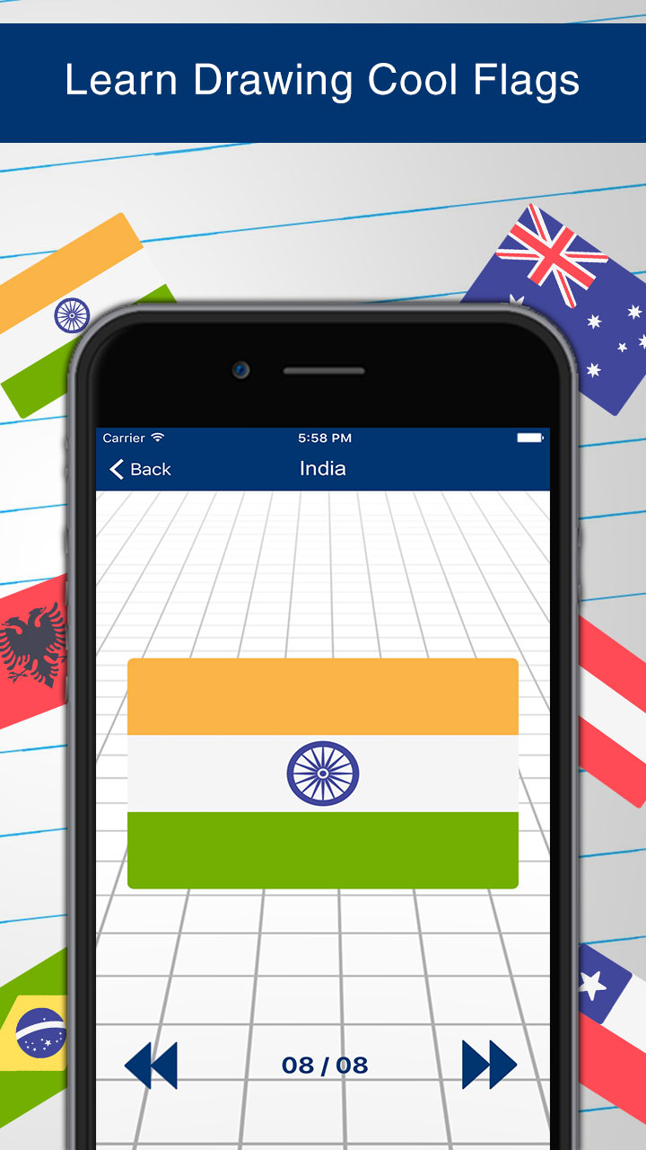 How to Draw Country Flags-Amazonアプリストアのアプリ