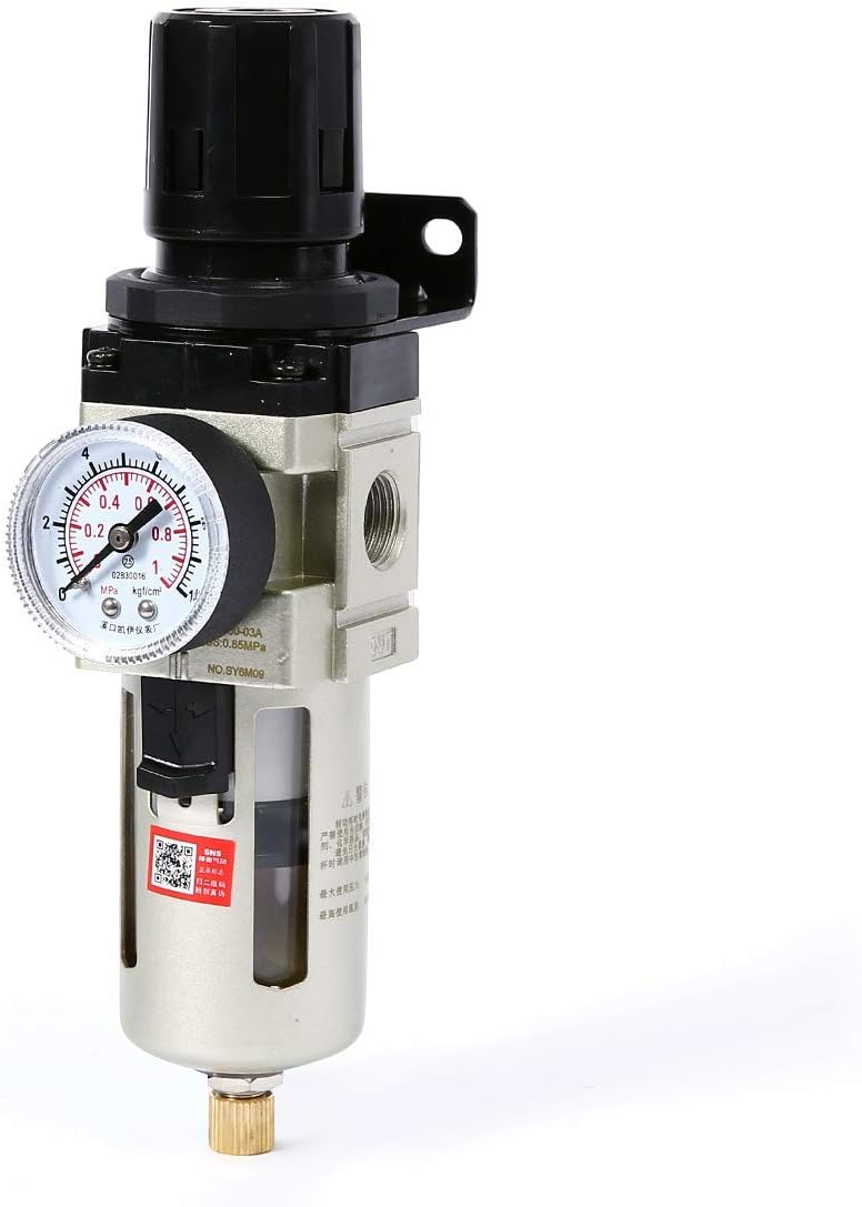 Amazon.com: IN-LINE COMPRESSED AIR FILTER REGULATOR COMBO PIGGYBACK ...