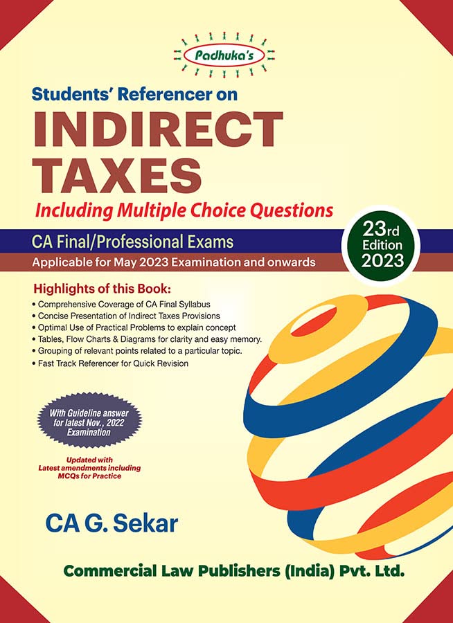 Amazon.in: Buy STUDENTS REFERENCER ON INDIRECT TAXES Book Online at Low ...