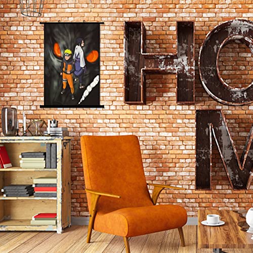 Anime Posters Uzumaki Uchiha Sasuke Scroll Anime Wall Art Aesthetic ...