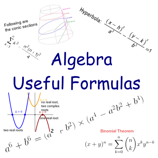 Algebra Useful Formulas - App on Amazon Appstore
