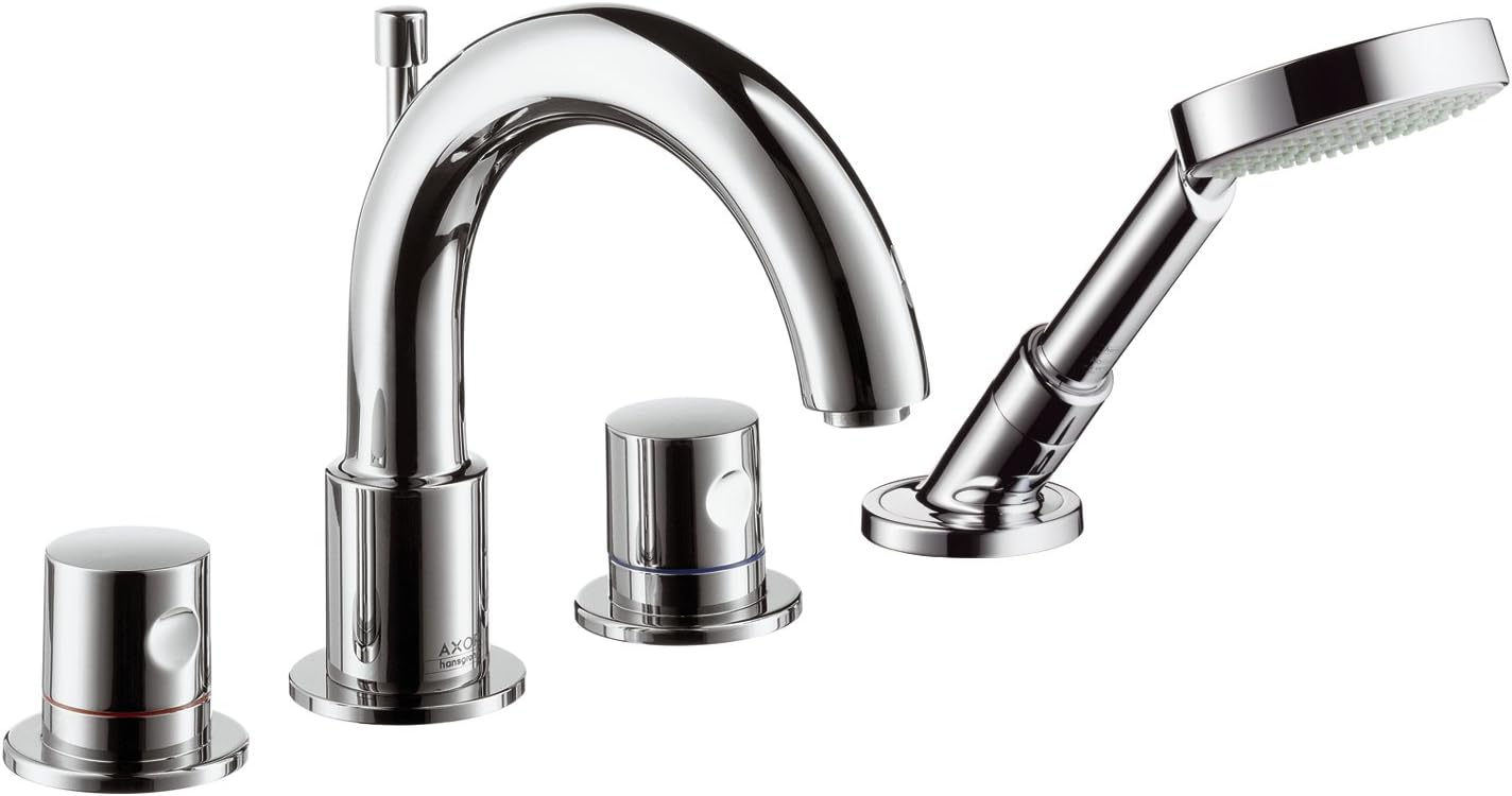 Hansgrohe 38454000 Axor Uno² - Rubinetto a 4 fori, DN15, cromato ...