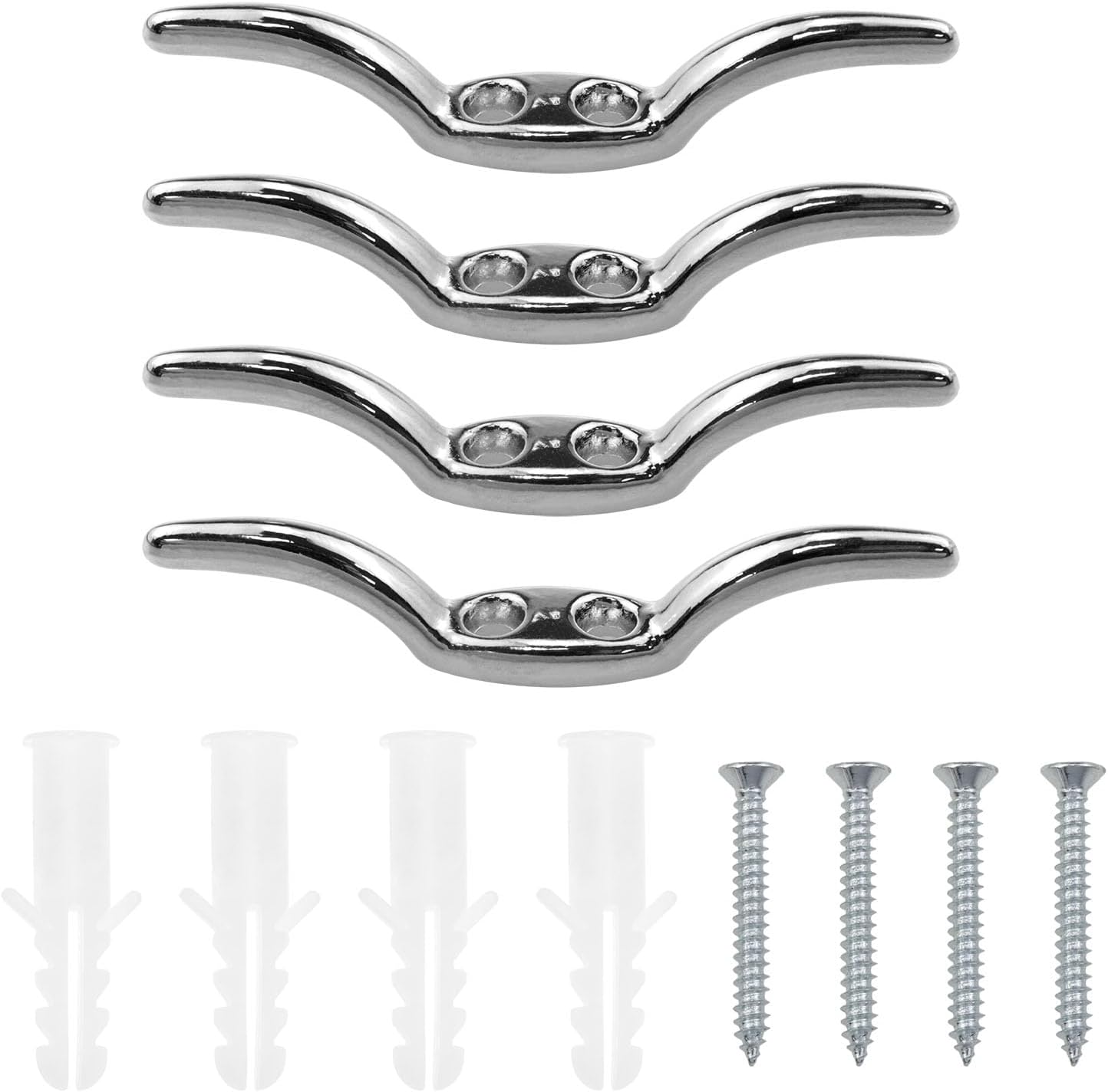Amazon.com: Xhziy Cord Cleats for Blinds Rope Cleat Blinds Metal Double ...