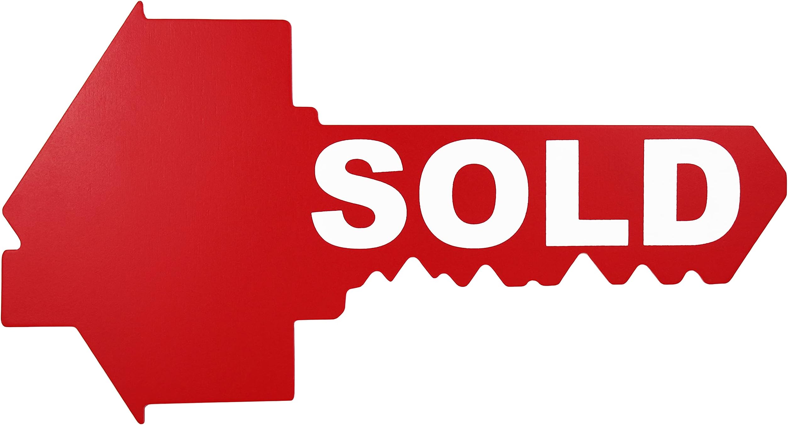 Amazon.com: SOLD RED 18 in x 24 in Yard Sign Road Sign with Stand ...