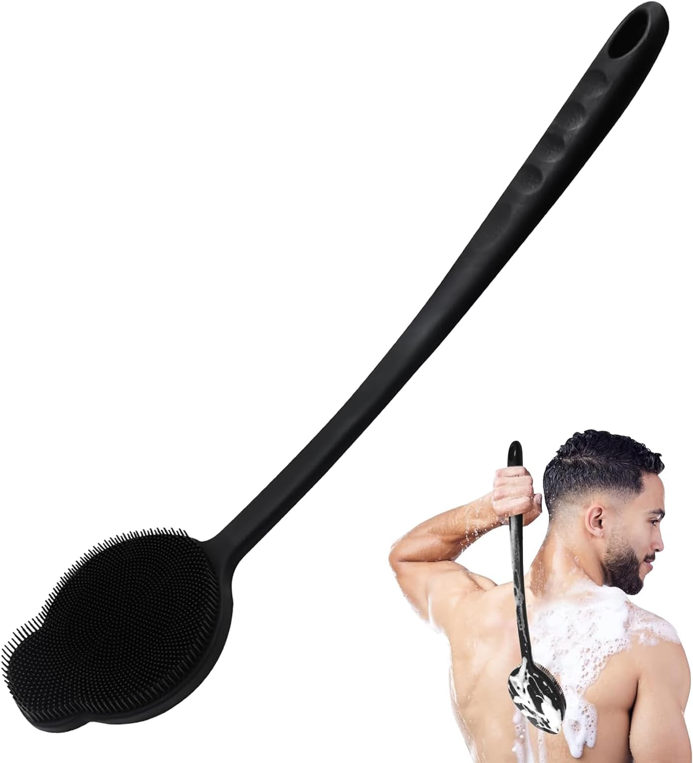 Amazon.com : Bearback Silicone Body Scrubber with Extendable Folding ...