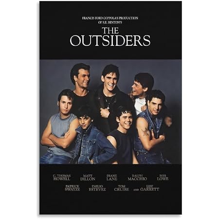 Amazon.com: Fumtgsin Vintage Metal Tin Sign The Outsiders Movie Poster ...