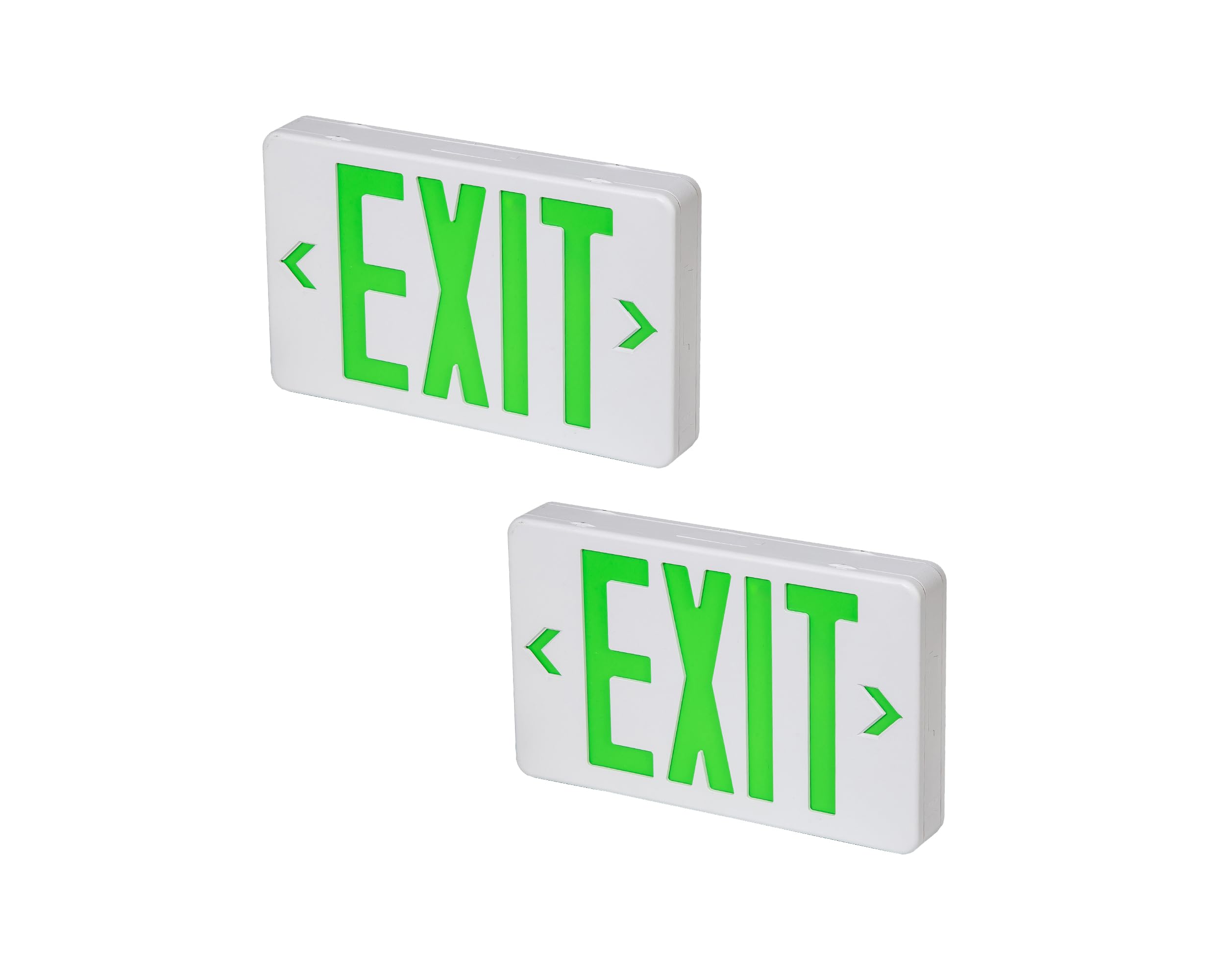 TANLUX Green Exit Sign, LED Emergency Exit Light with Battery Backup ...
