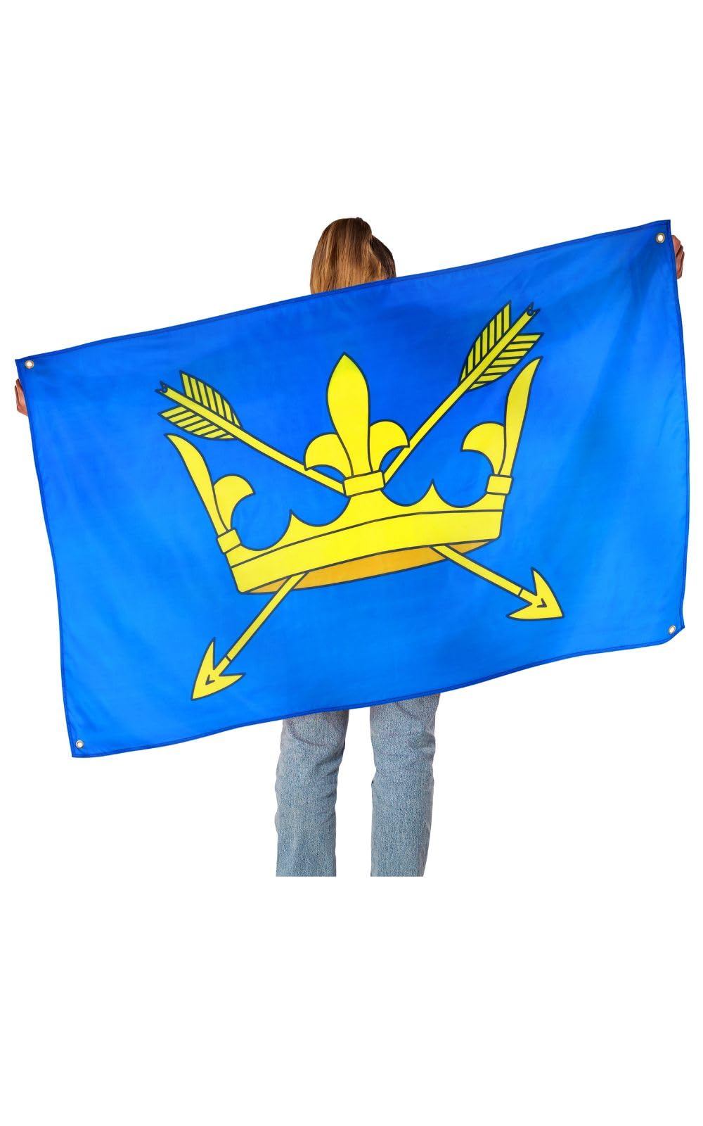 Runesol Suffolk Flag, 91x152cm, 3ft x 5ft, 4 Grommets, Eyelet In Every Corner, Suffolk Day ...