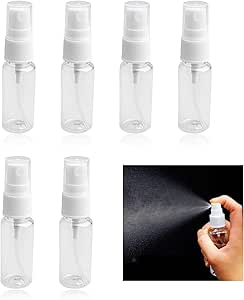 NVTEGR 6 Pcs Small Spray Bottle, Mini Spray Bottle, Transparent Fine ...