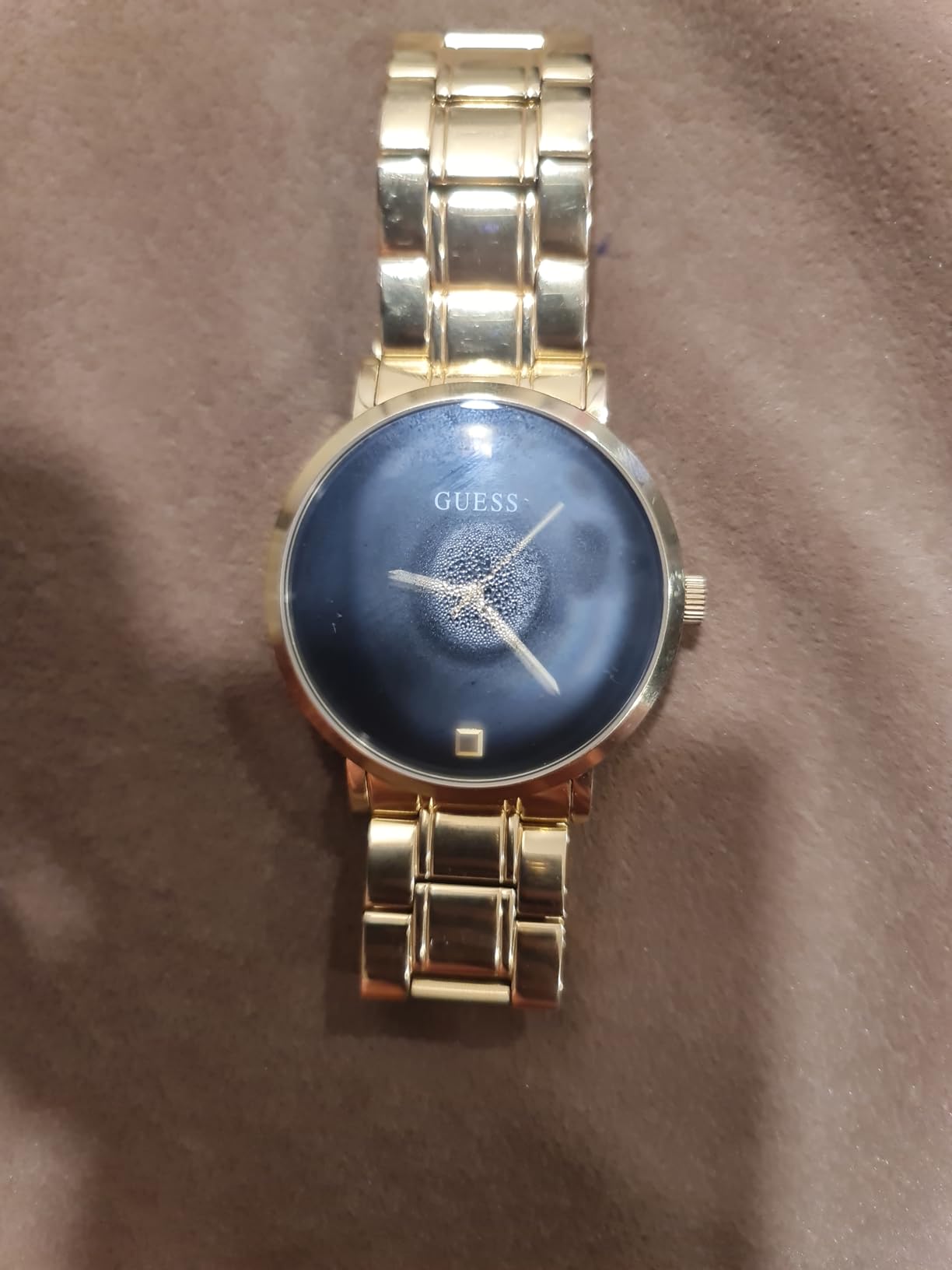 Guess Analog Black Dial Men's Stainless Steel Strap Watch - W1315G2 ...