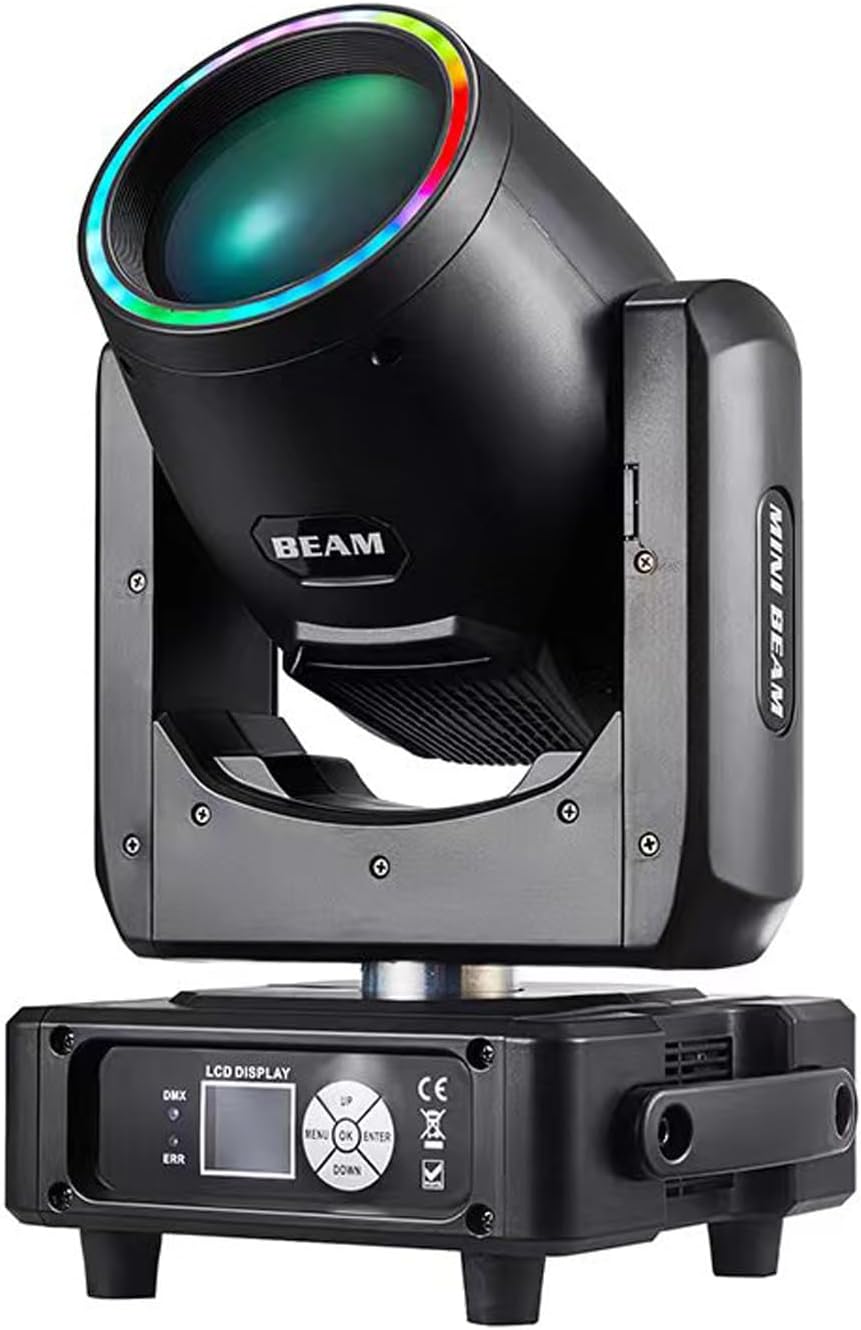 Amazon.com: JUNMAN Mini 230W 7R Beam Moving Head Light DJ Disco Stage ...