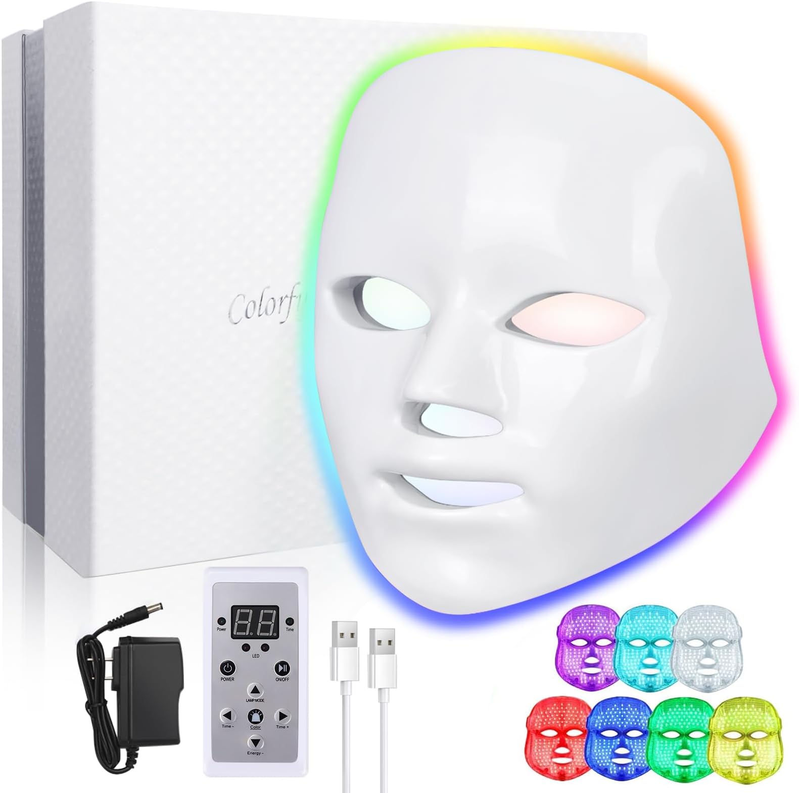 Amazon.com : CurrentBody Skin LED Light Therapy Mask: Series 2 : Beauty ...