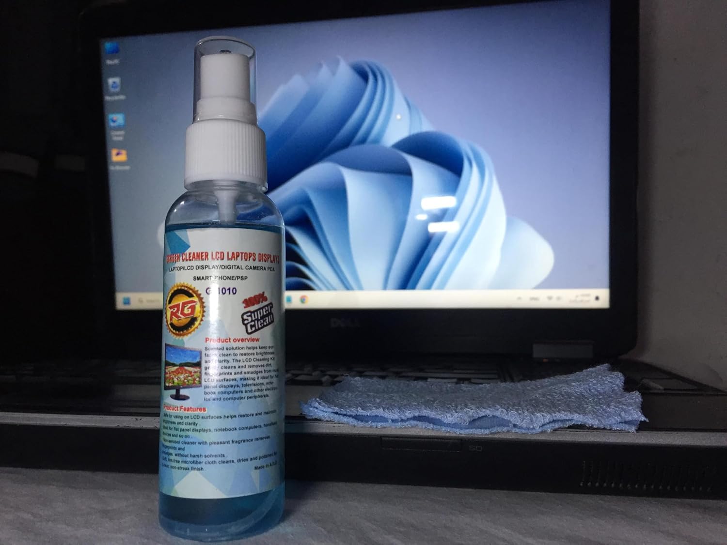 LCD Screen Cleaner Kit for Laptop, Camera, PCs, Smart Phone, PSP, 100ml ...