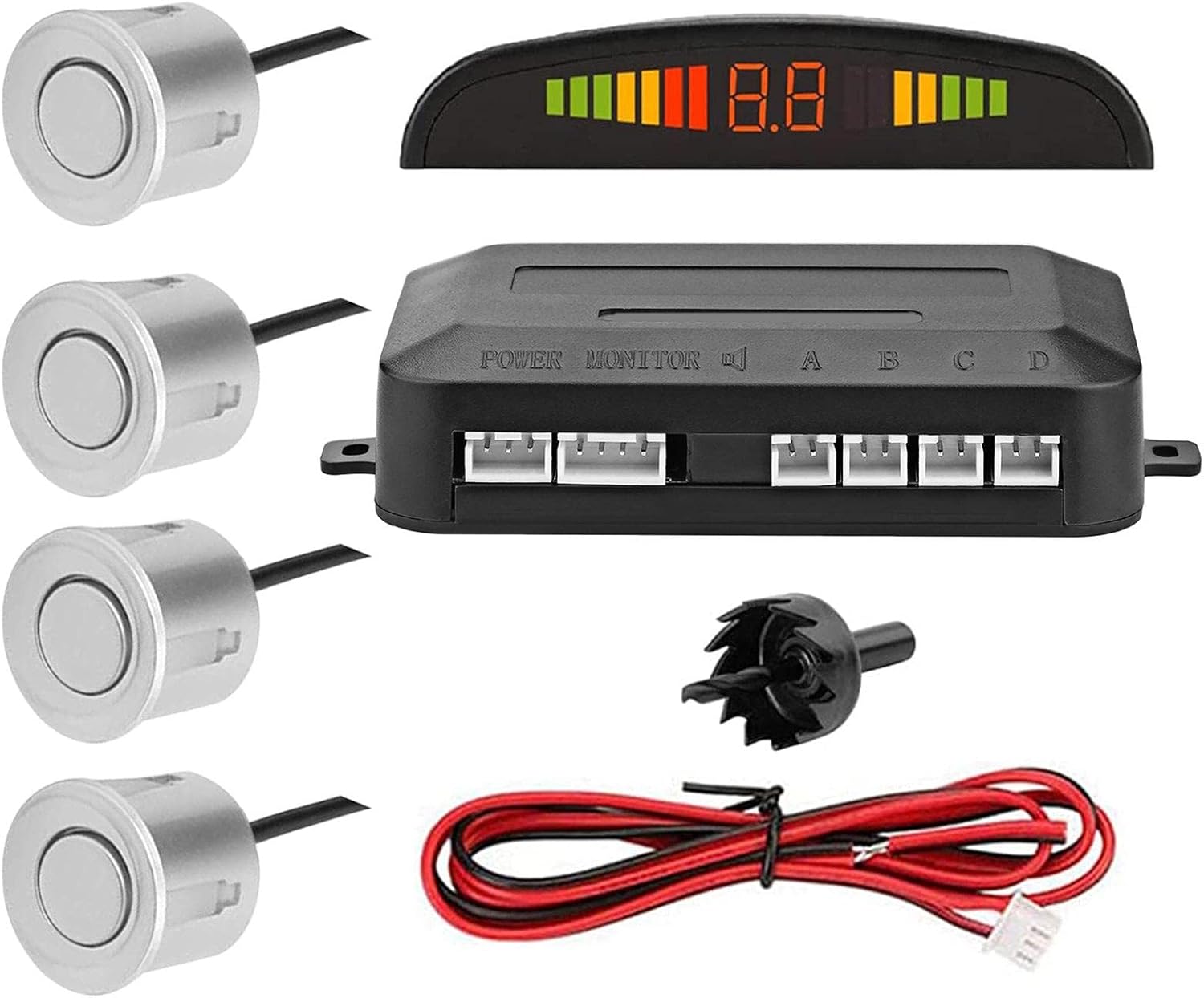 Amazon.com: Car Parking Sensor - Parking Sensors for Vehicles, Reverse ...