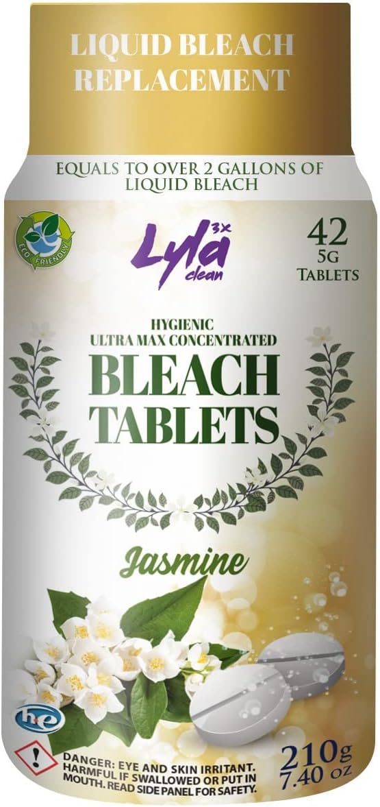 Amazon.com: Lyla 3X Clean Ultra Max Bleach Tablets for Laundry and ...
