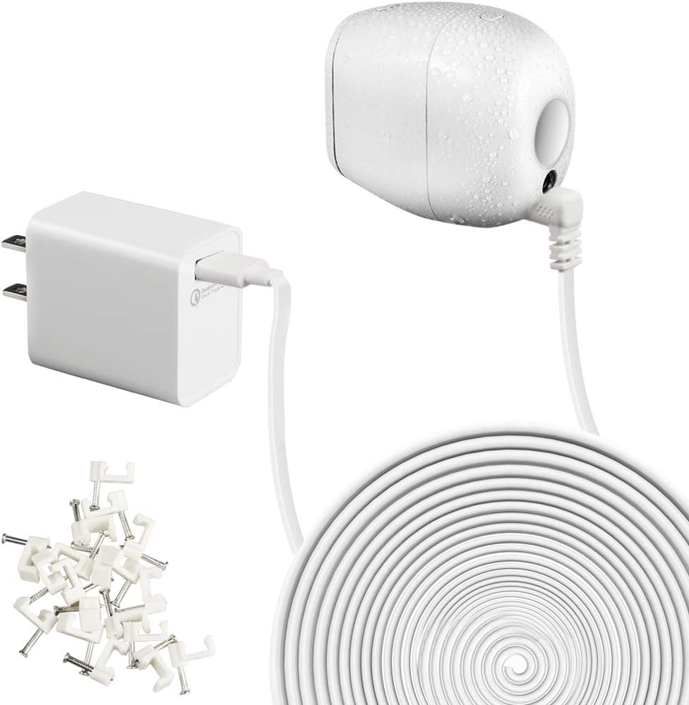 Amazon.com: 9M / 30 Feet Power Cable for Arlo Camera, EaseBuy Power ...