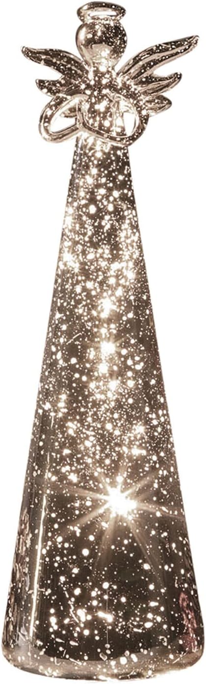Amazon.com: ART & ARTIFACT Lighted Angel Statue - LED Light Mercury ...