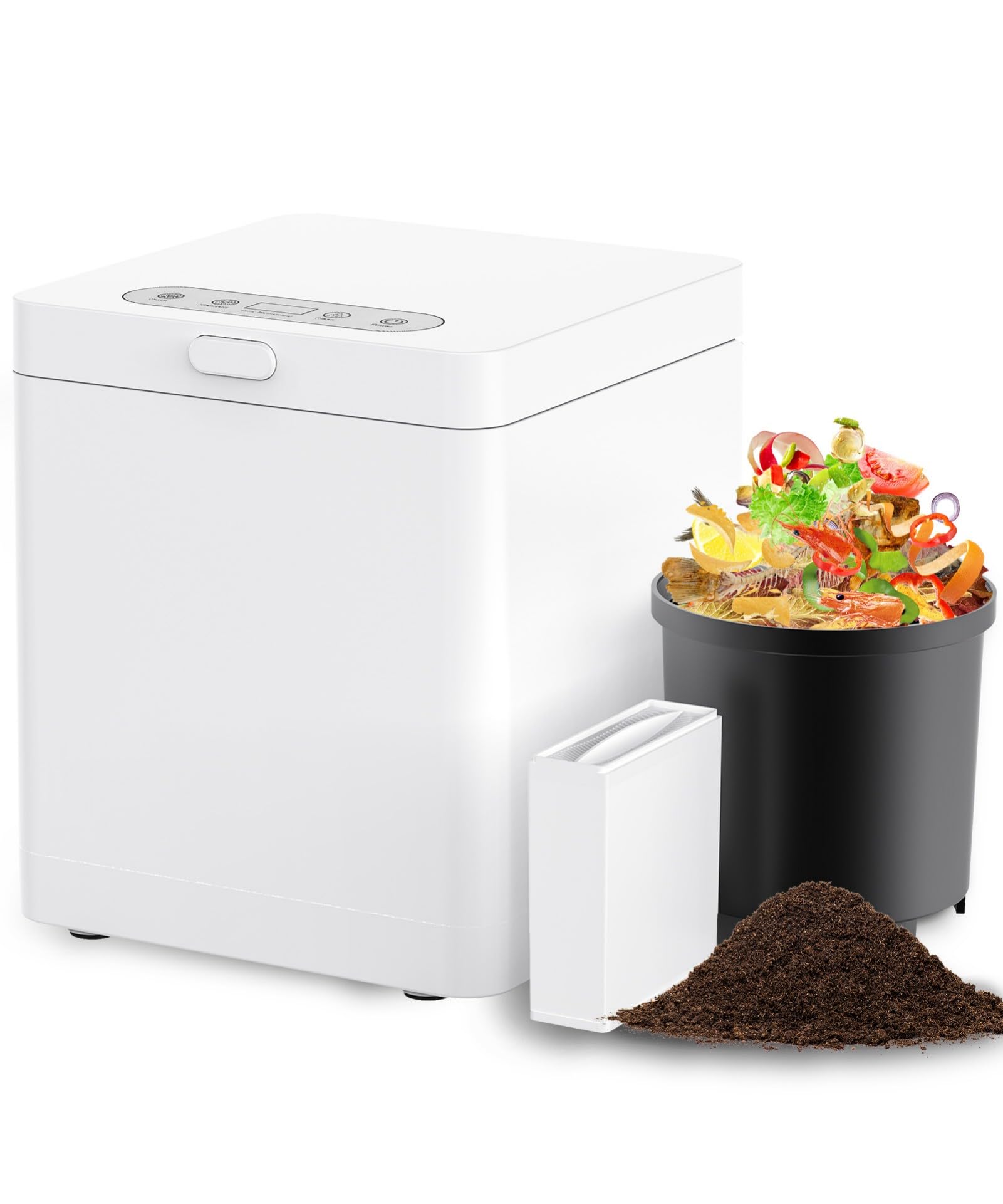 3L Electric Composter, Smart Compost Bin for Kitchen, 3 Modes ...