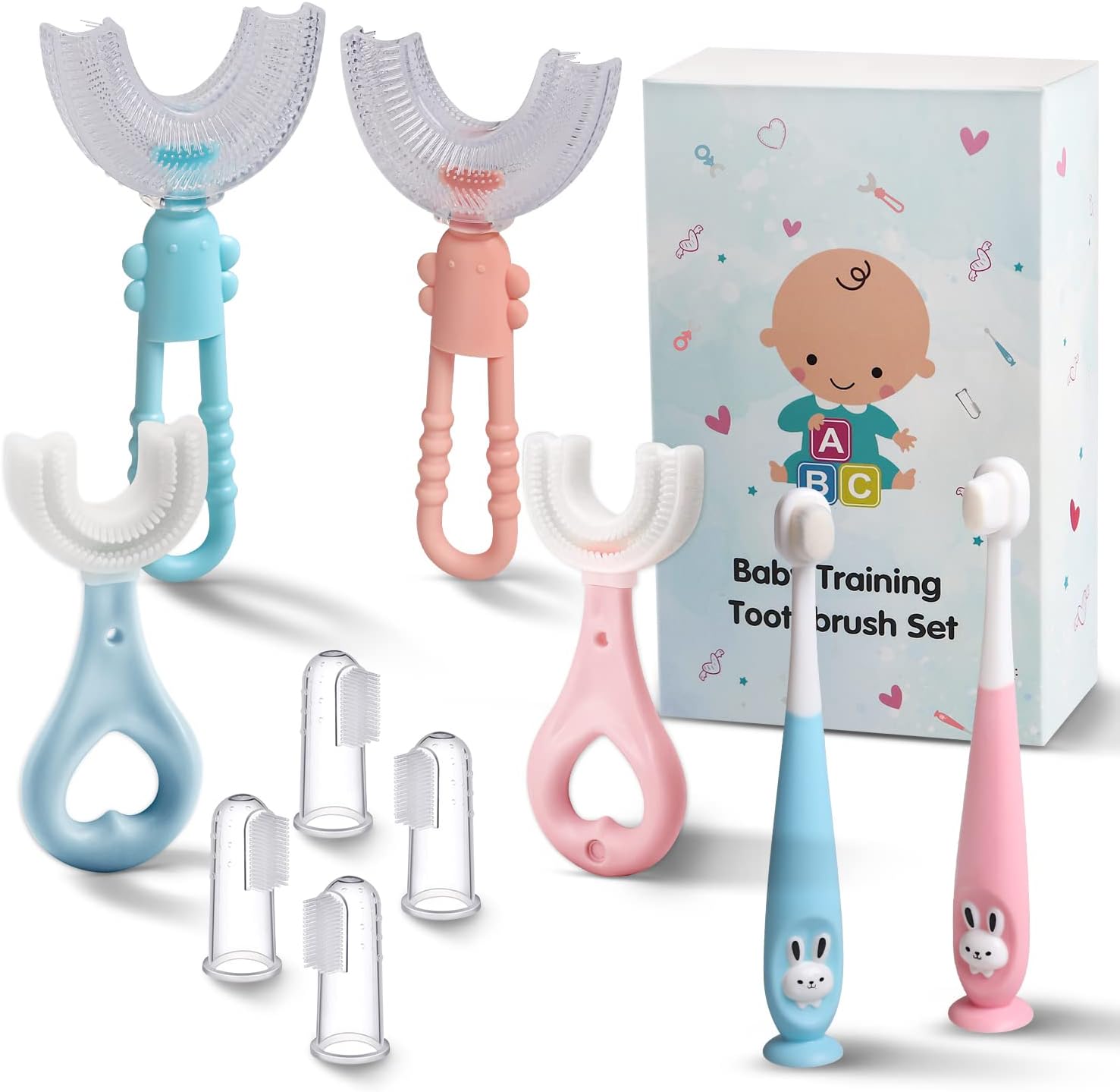 Amazon.com: Baby Toddler Infant Toothbrush 6 to 12 Months and Up Age 1 ...