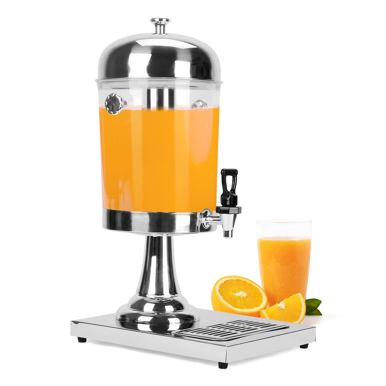 Nisorpa Beverage Dispenser with Stand, 2.2 Gallon 8-L Party Drink ...