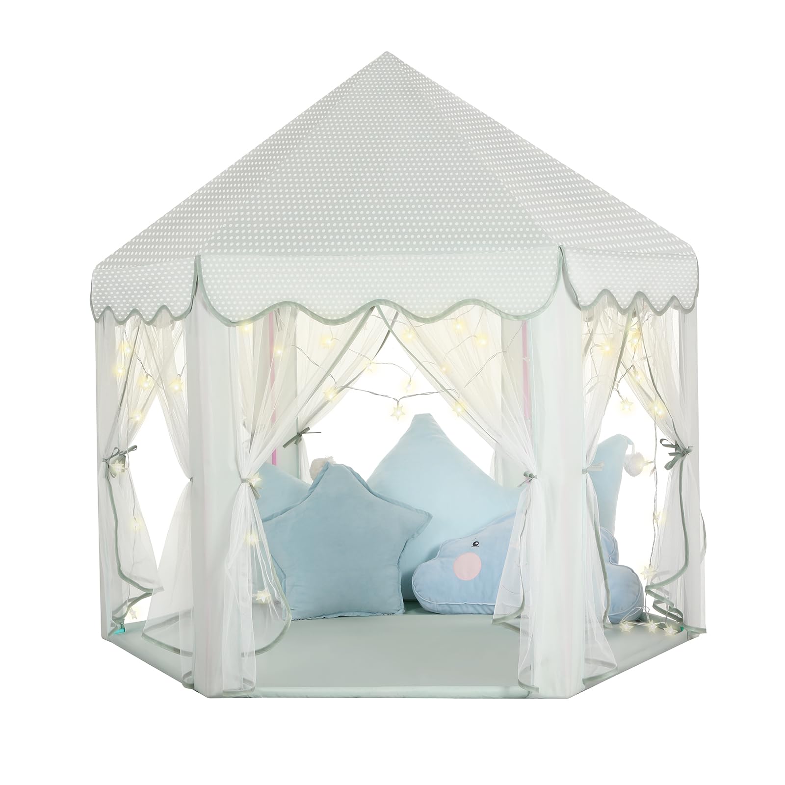 Amazon.com: Princess Castle Tent for Girls Fairy Play Tents for Kids ...
