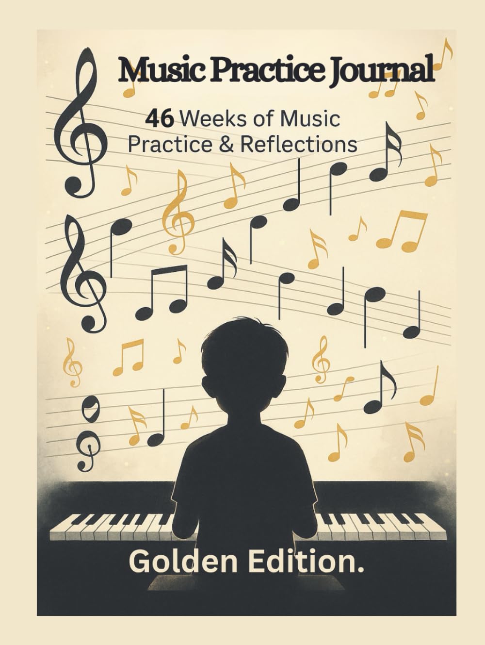 Music Practice Journal — Golden Edition: Janiec, Iryna: Books - Amazon.ca