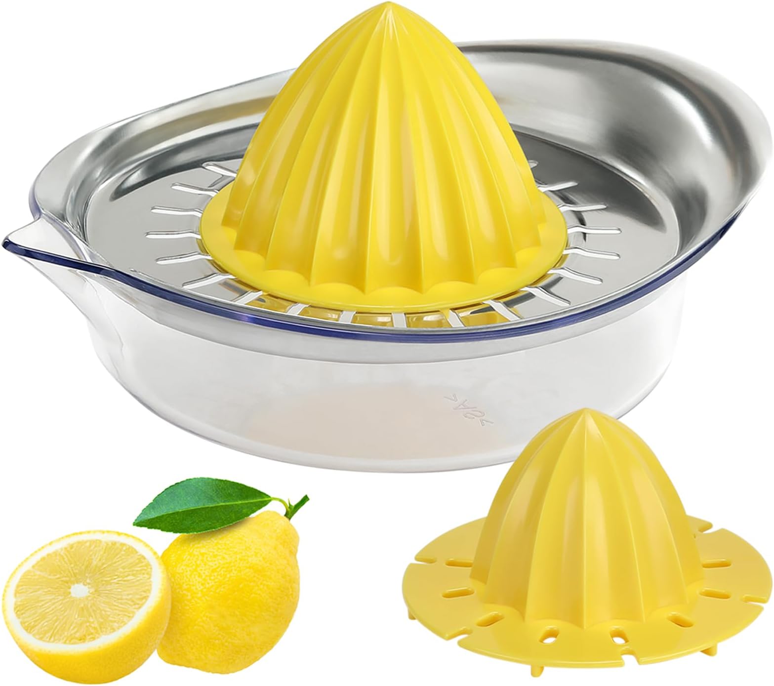 Amazon.com: Lu Cucina Citrus Juicer & Strainer - Stainless Steel - Make ...