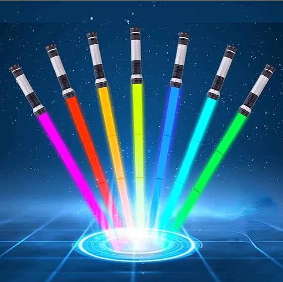 Amazon.com: OSDUE Light Up Saber with Sound,7 Colors Retractable ...