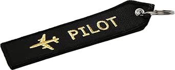 Amazon.com: Exuding Self Confidence Flight Crew Keychain – Embroidered ...
