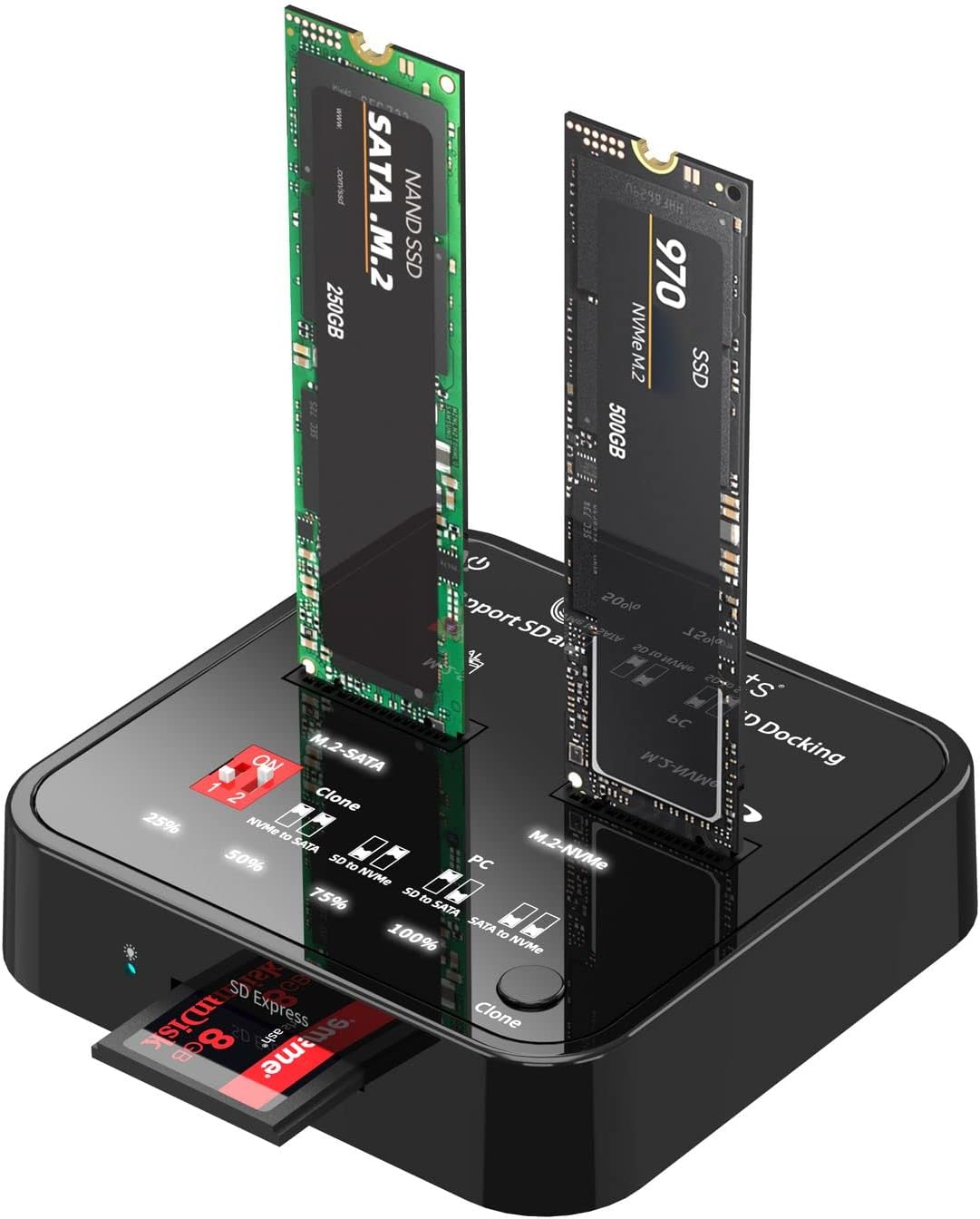 Amazon.co.jp: CoreParts USB3.2 Type-C (10Gbps) M.2 SATA/NVMe SSDクローン ...
