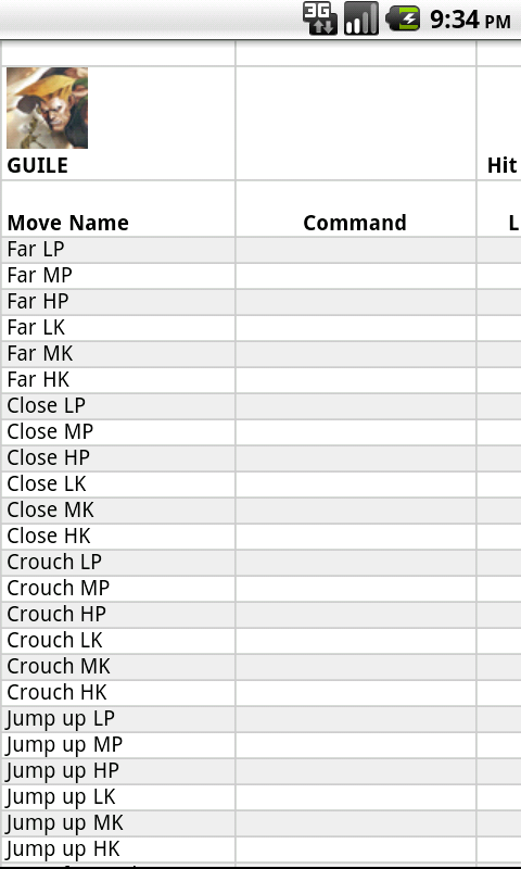 SFxT Frame Data App. - App on Amazon Appstore