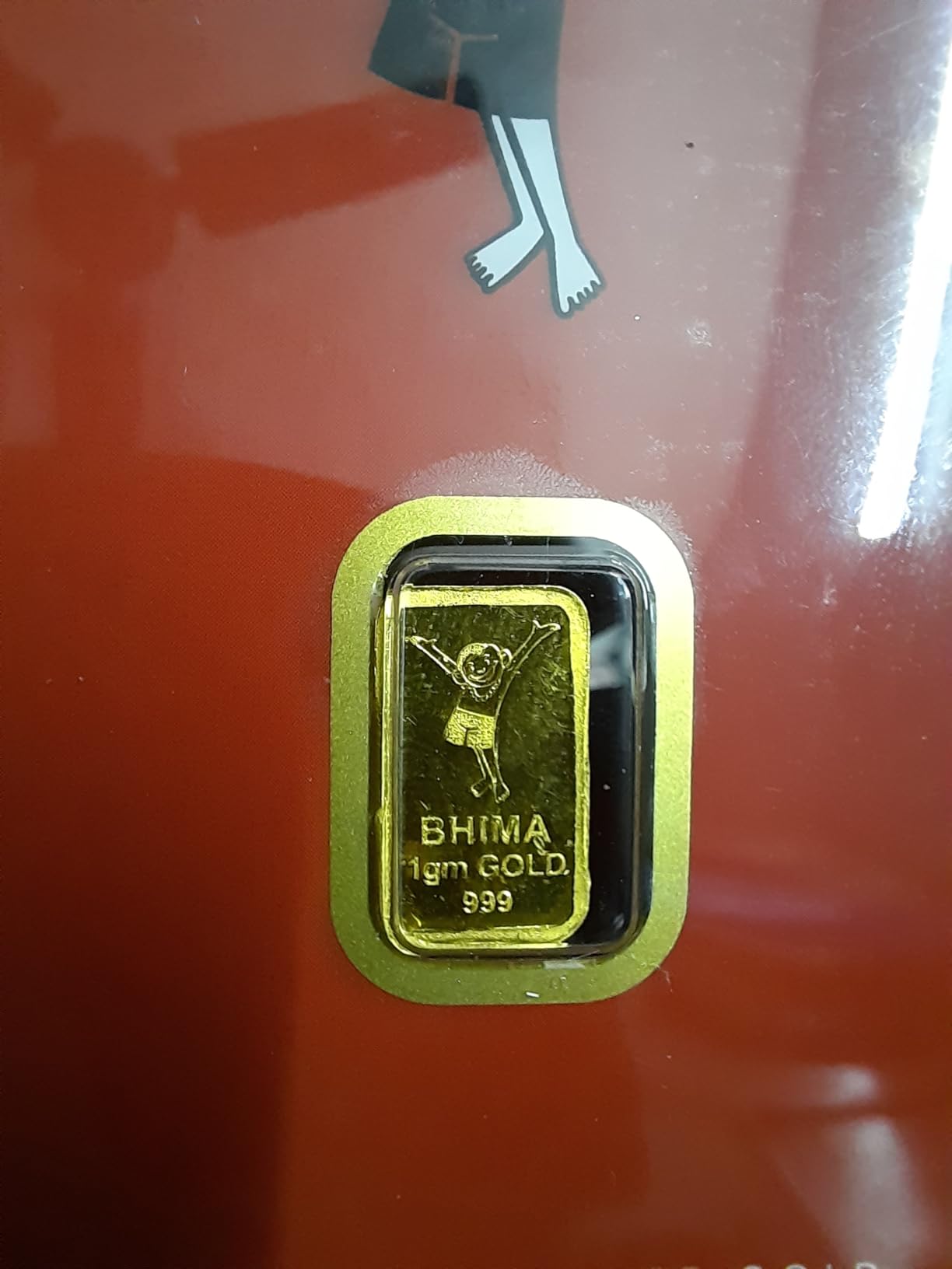 BHIMA Jewellery 1gram 24K (999) Gold Bar : Amazon.in: Jewellery