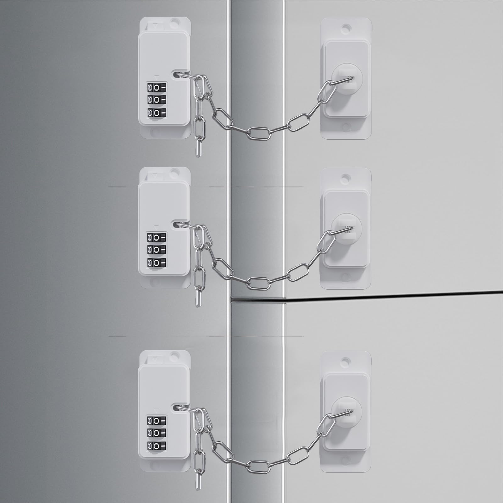 CMINGJ (3 Pack) Child Safety Digital Combination Lock for Fridge ...