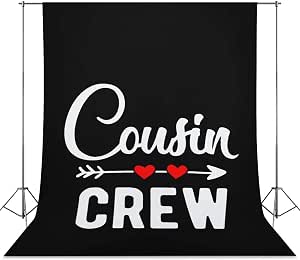 Amazon.com: Cousin Crew Fall in Love Photography Stylish Cloth Backdrop ...