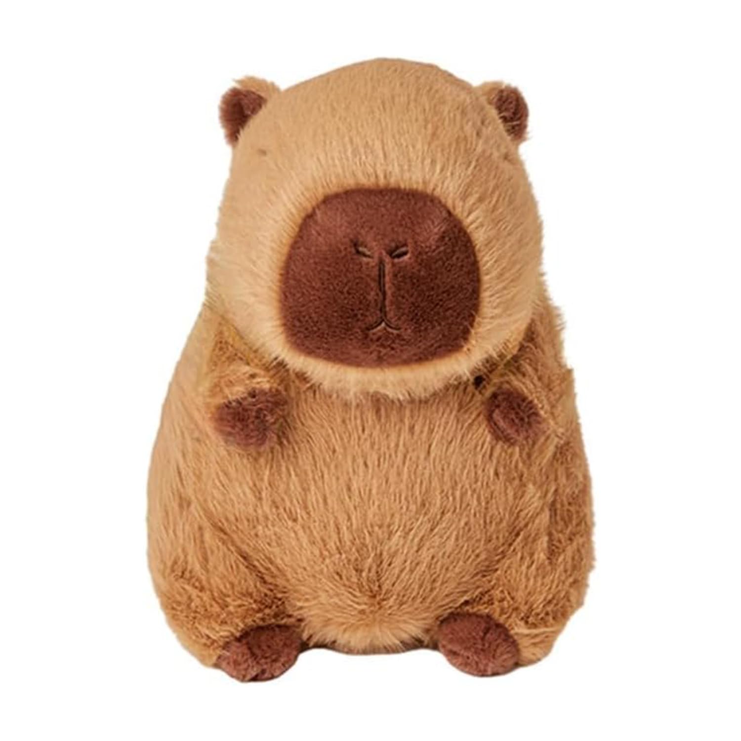 Capybara Plush Toy, 9in Tall Capybara Carrying Turtle Realistic Soft ...