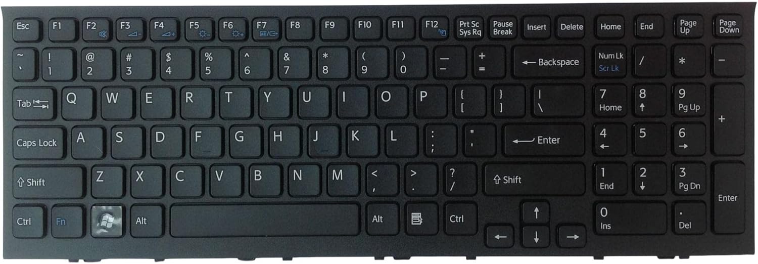 Amazon.com: wangpeng New US black keyboard for Sony VAIO PCG-61511L PCG ...