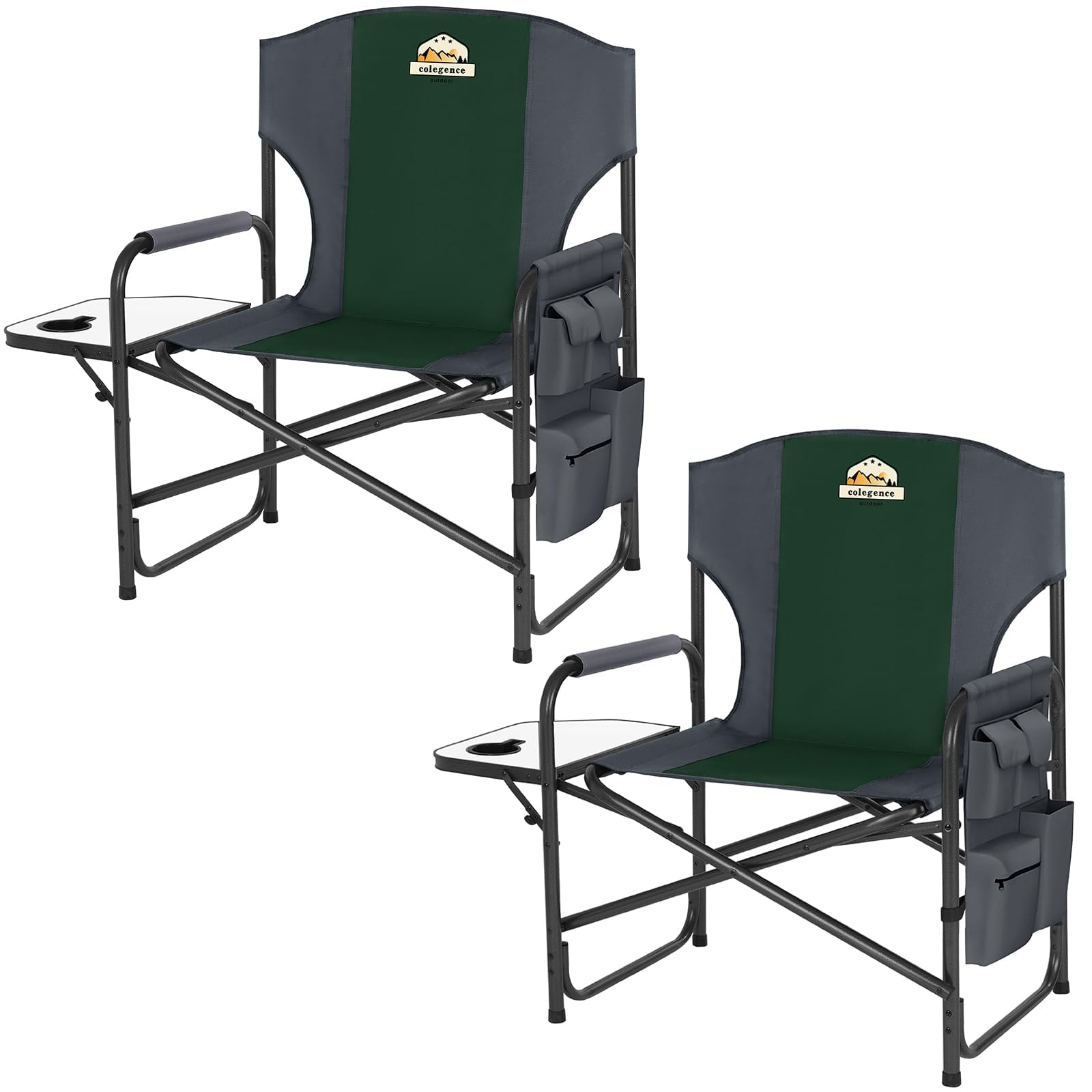 Snapklik.com : Colegence Oversized Directors Camping Chair Set Of 2 ...