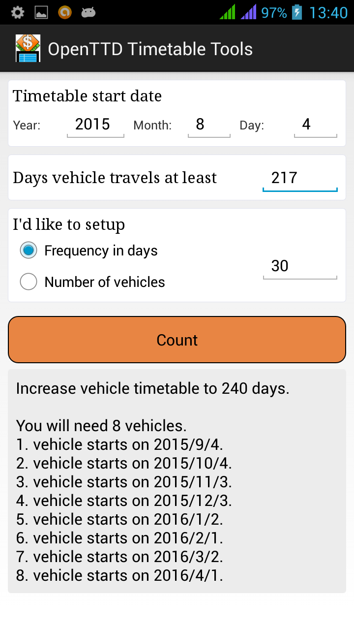 OpenTTD Timetable Tools - App on Amazon Appstore