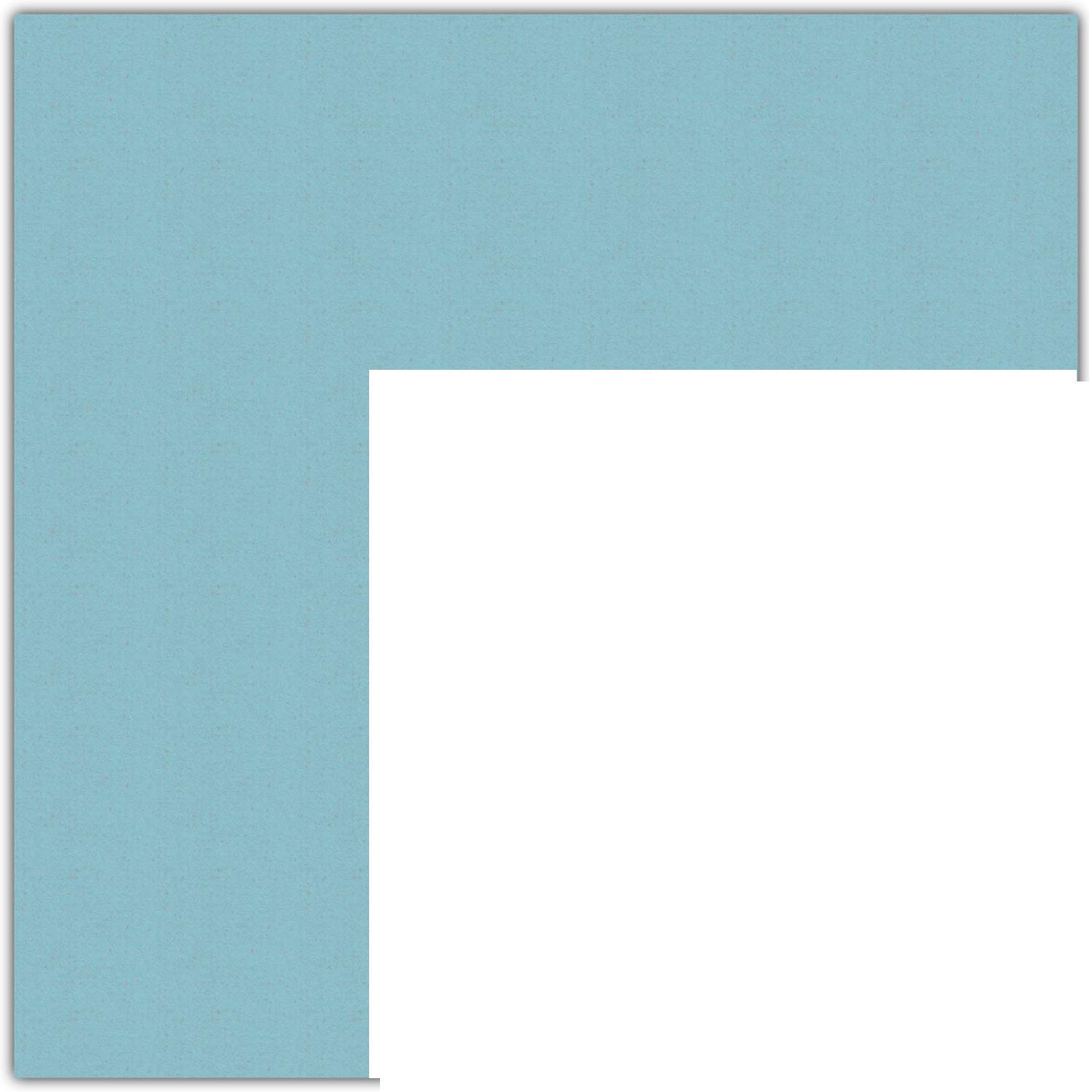 Amazon.com: 20x24 Aqua Blue / French Blue Custom Mat for Picture Frame ...