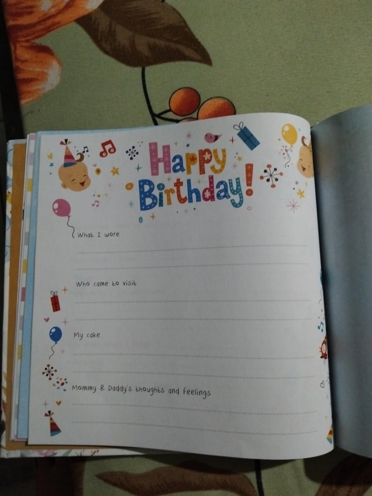 Baby Record Book : Newborn Journal For Boys And Girls To Cherish ...