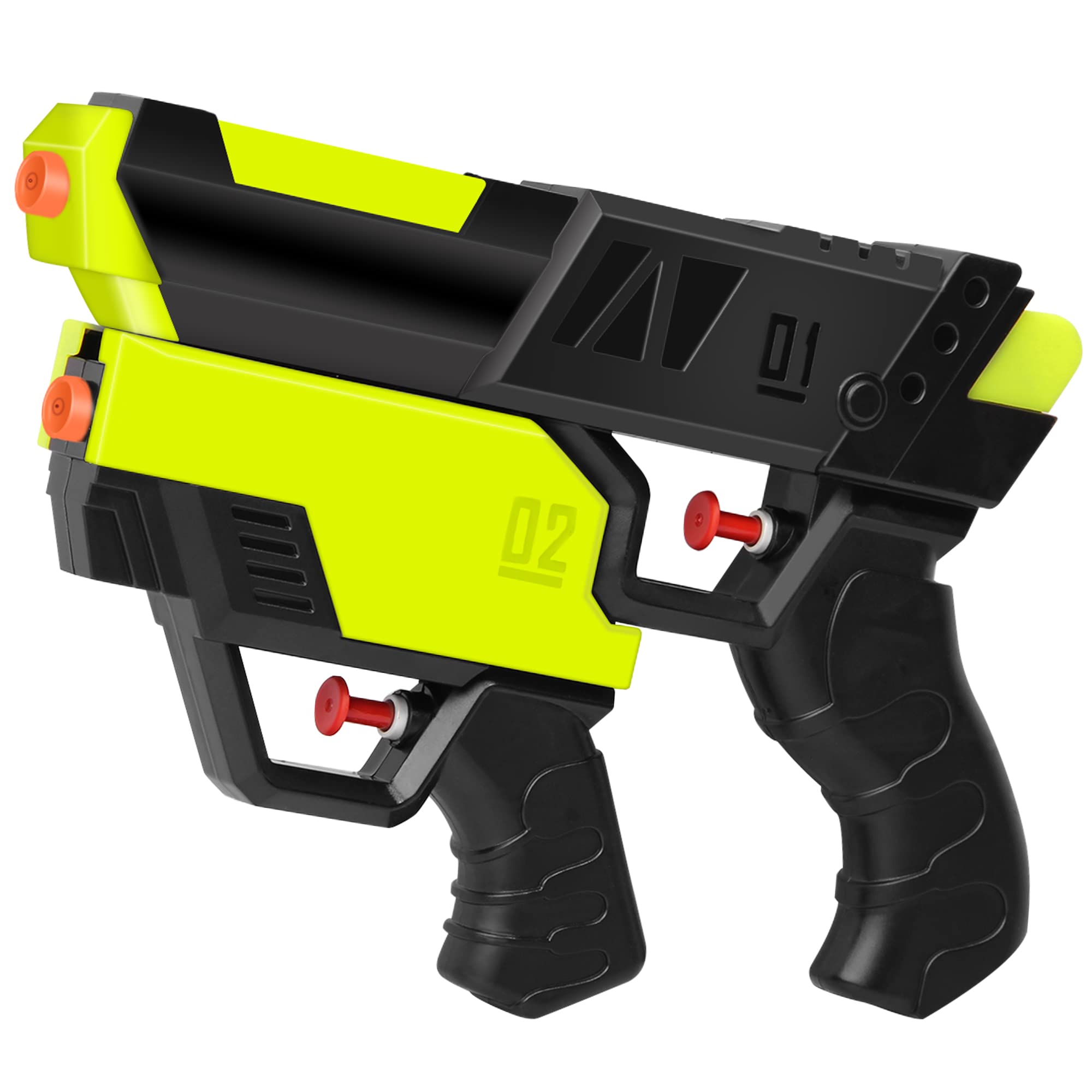 Manual Water Guns, 2 in 1 Squirt Guns, Powerful Water Gun Toys for Kids ...